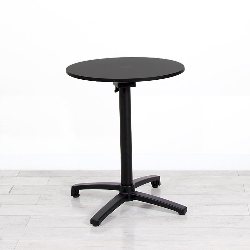 600mm Black Bistro Tables | Dining Table Hire