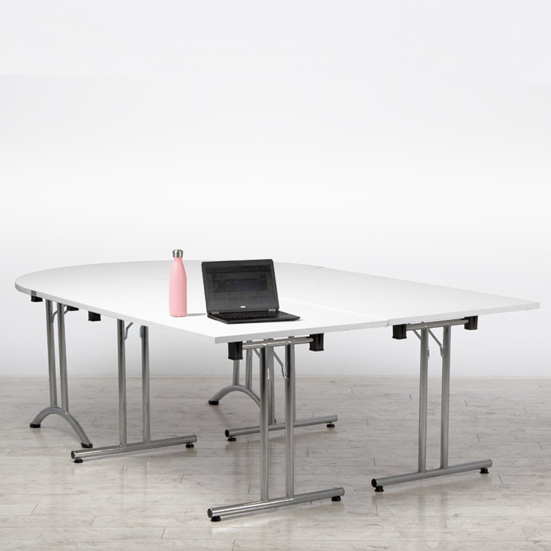 White Meeting Table Hire London - Conference Tables
