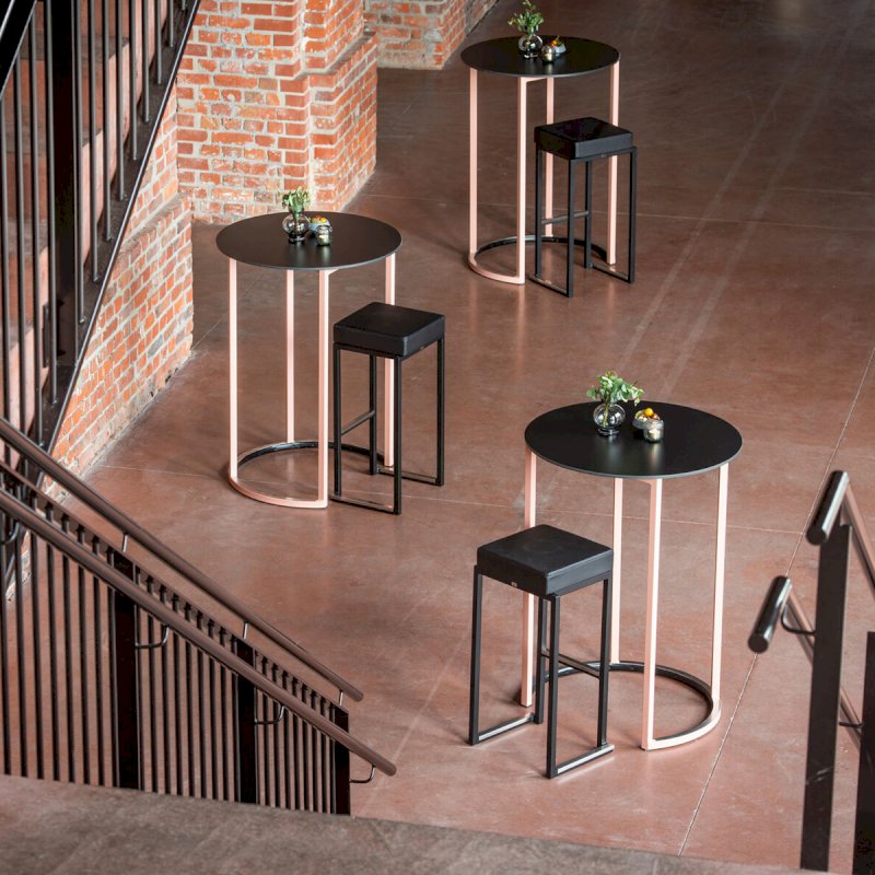 White Nevada Curved Table | Hire Box Frame Tables