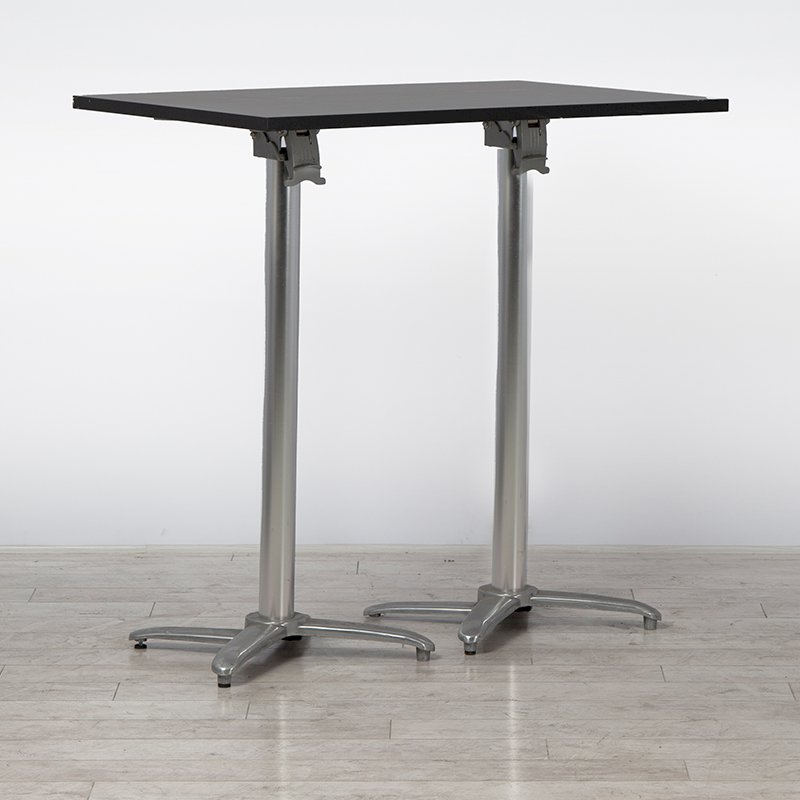 Black Double Poseur Table - Table Hire | London & The UK