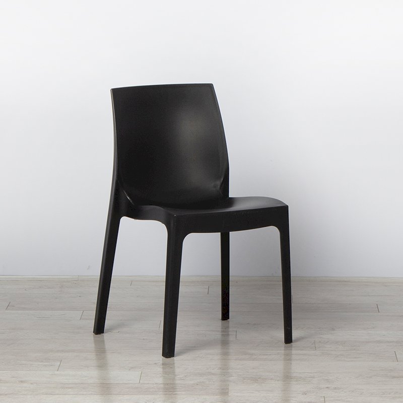 Black Siena Chair Rental from Furniture Hire UK
