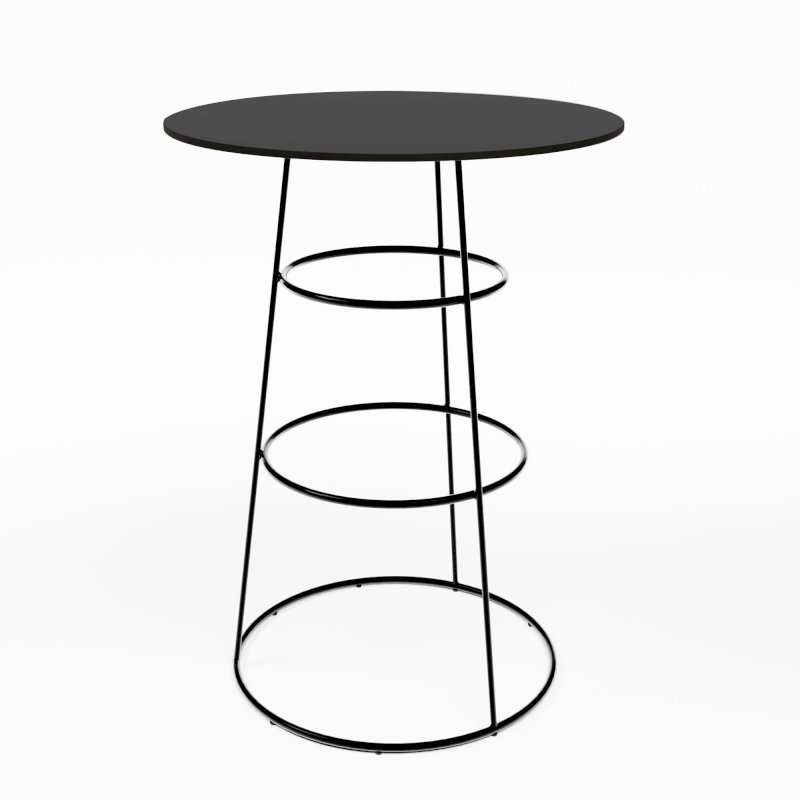 Spire Black Poseur Tables | Hire Black Cocktail Tables