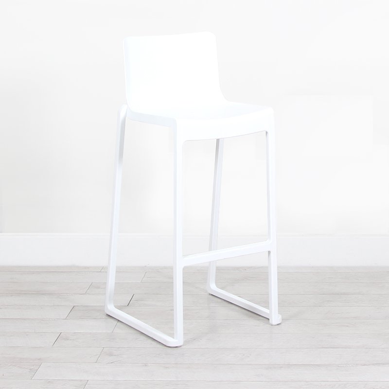 Kansas White Bar Stool | Hire Event Stools