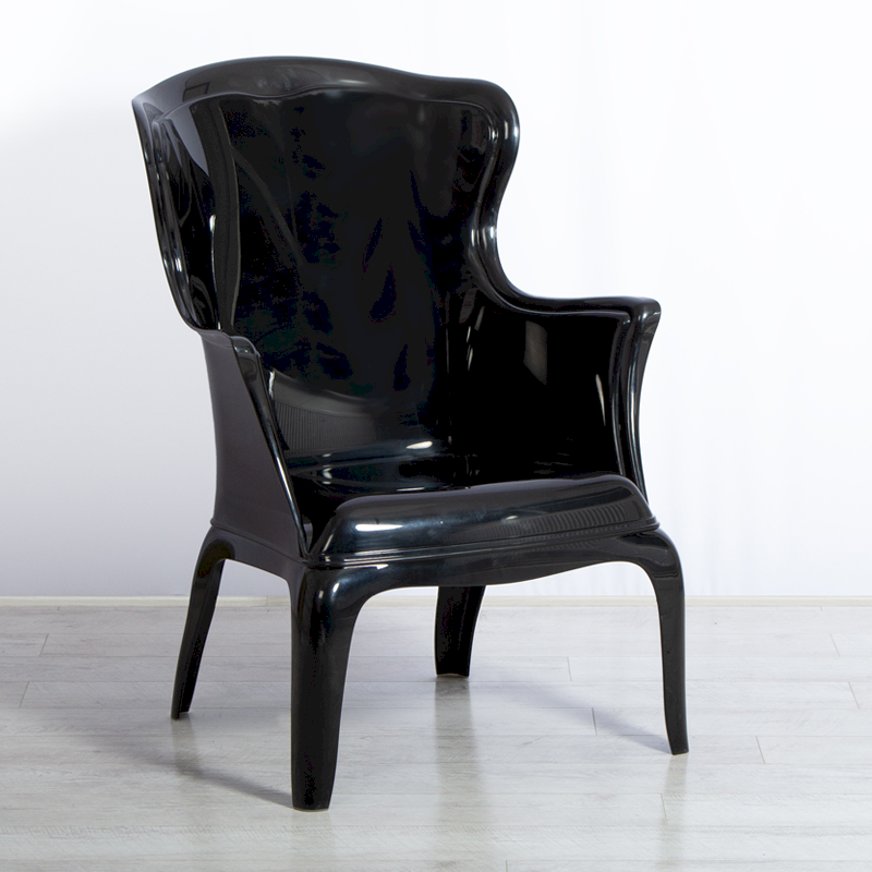Throne Chair - Black | Plastic Chair Hire