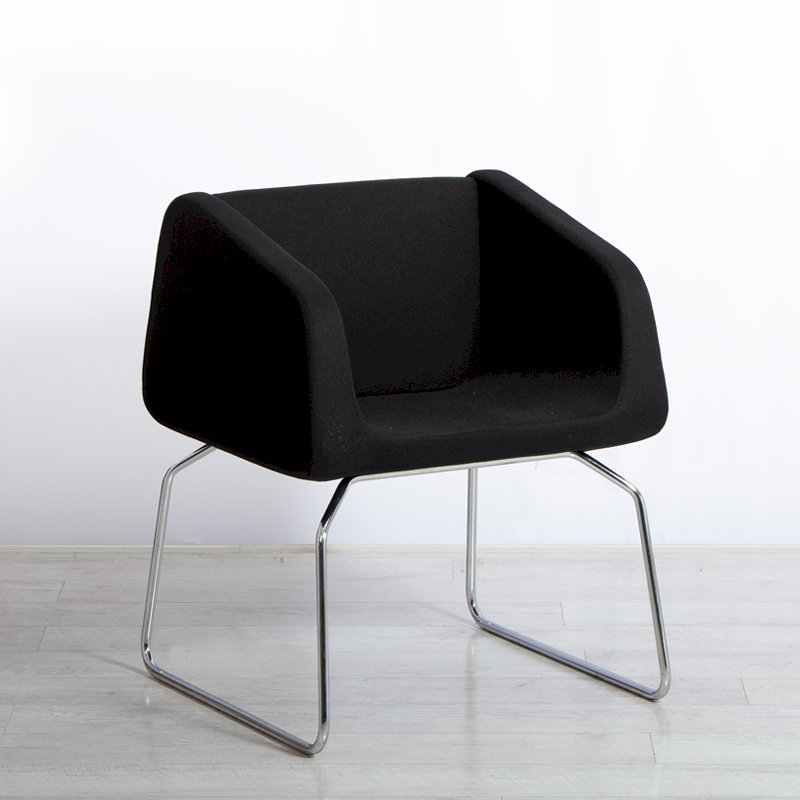 Troy Chair Black | Fabric Chair Hire