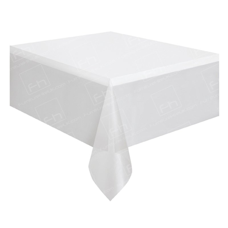 Tablecloth Hire White | 4ft Rectangular | Linen Hire
